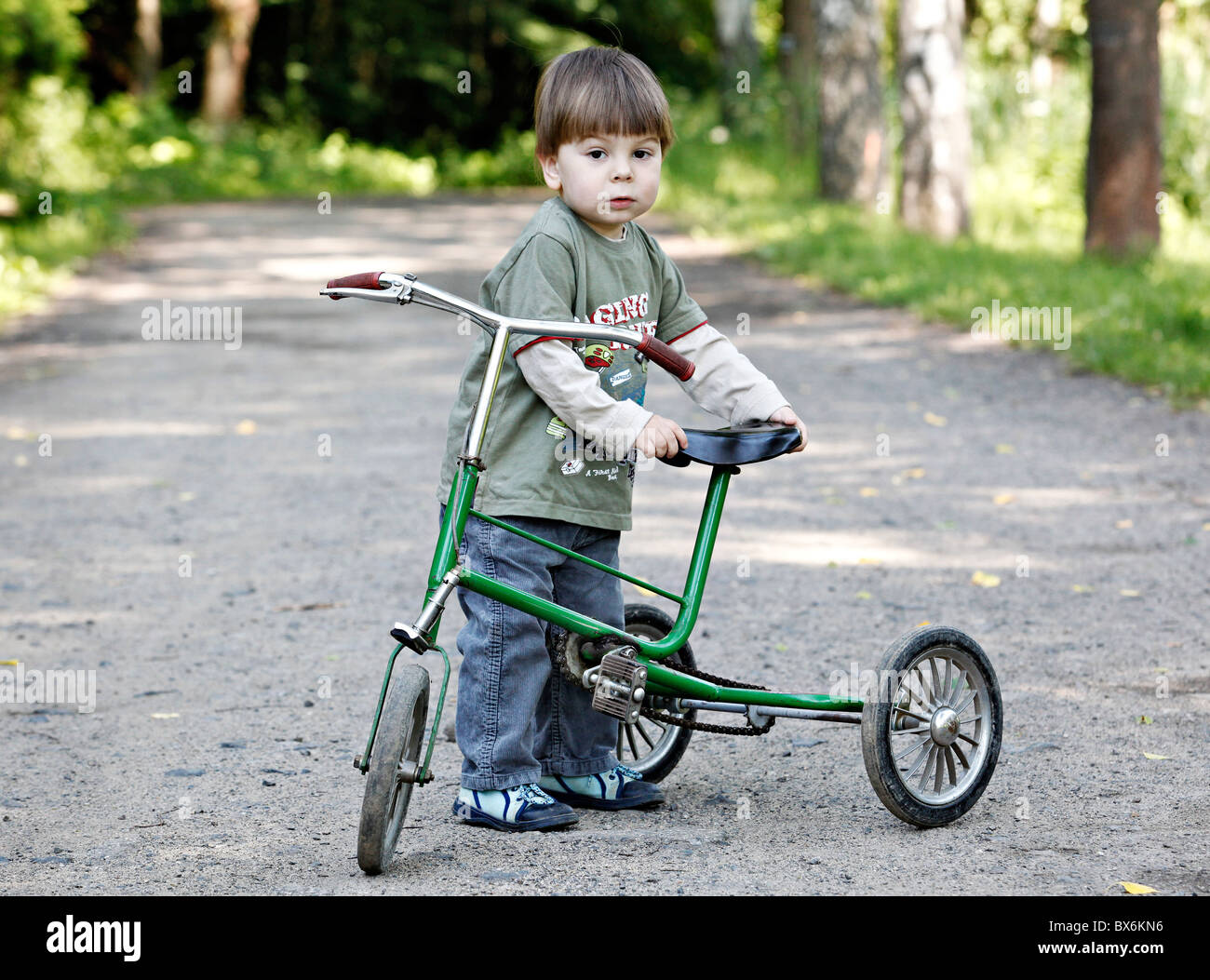 baby, tricycle, toy Stock Photo - Alamy