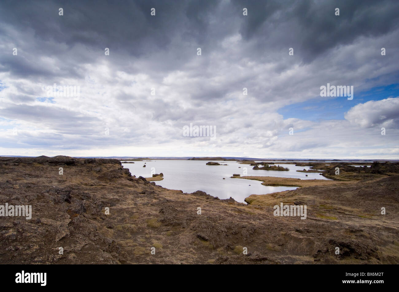 Lake Myvatn, Iceland, Polar Regions Stock Photo - Alamy
