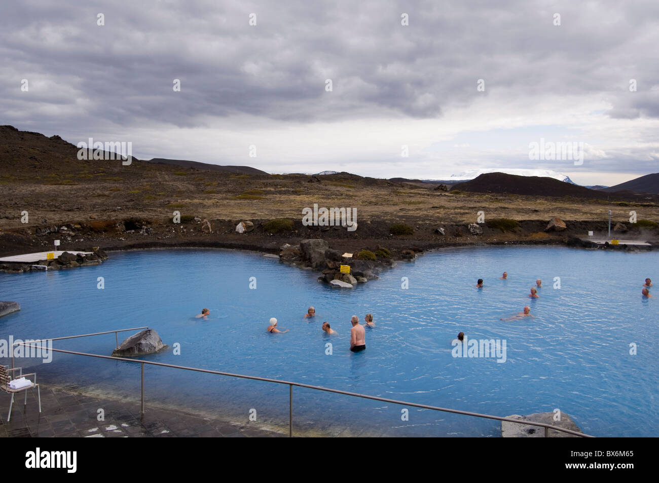 Geothermal hot spring, Reykjahlid, Iceland, Polar Regions Stock Photo ...