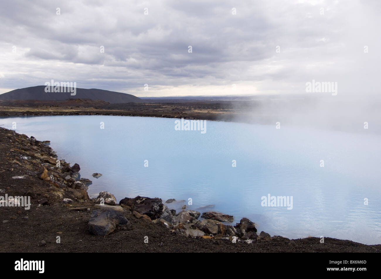 Geothermal hot spring, Reykjahlid, Iceland, Polar Regions Stock Photo ...