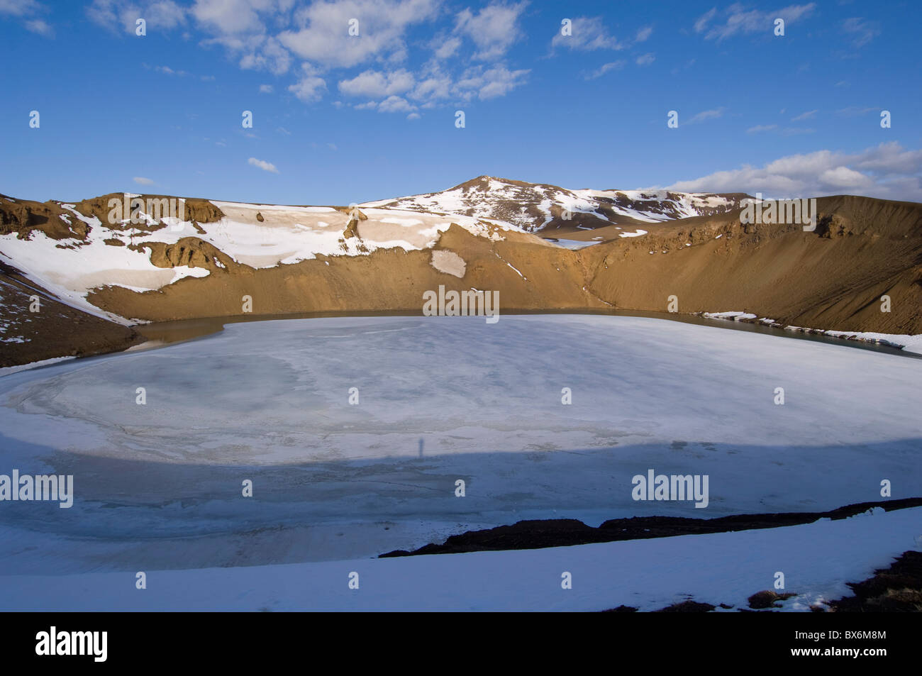 Krafla volcano near Lake Myvatn, Reykjahlid, Iceland, Polar Regions ...