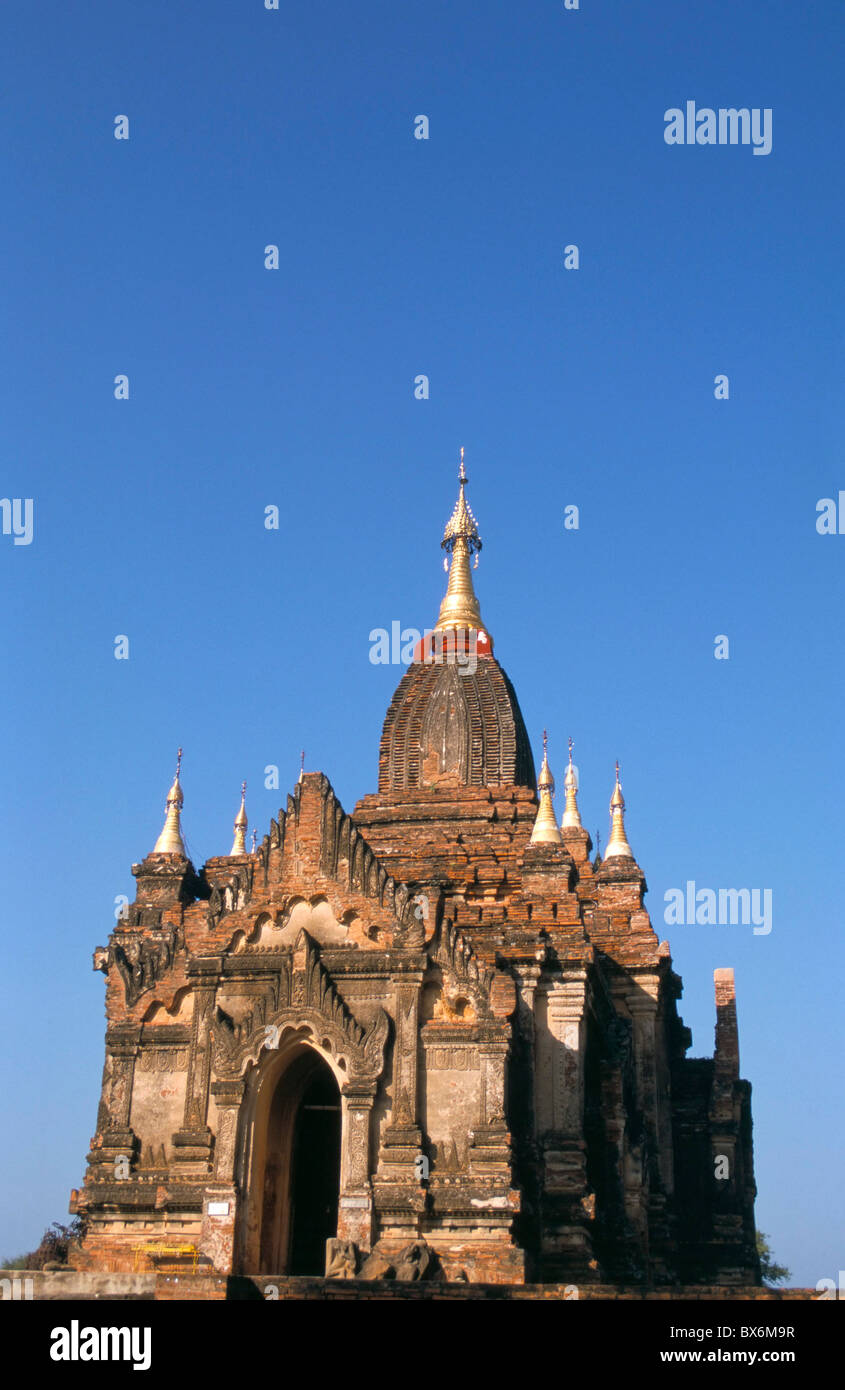 Temple, Bagan (Pagan) archaeological site, Myanmar (Burma), Asia Stock ...