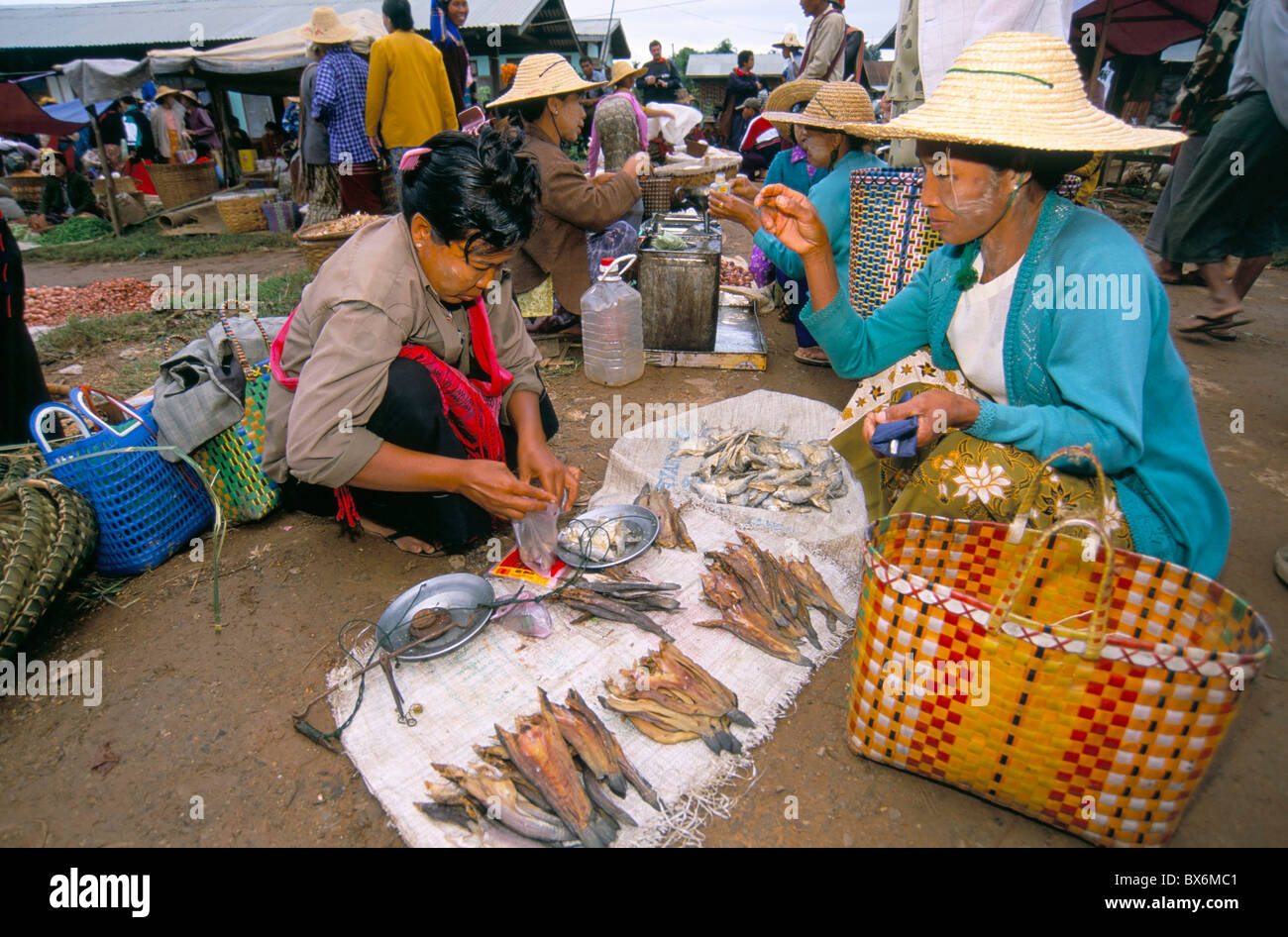 Market, Heho, Shan State, Myanmar (Burma), Asia Stock Photo - Alamy