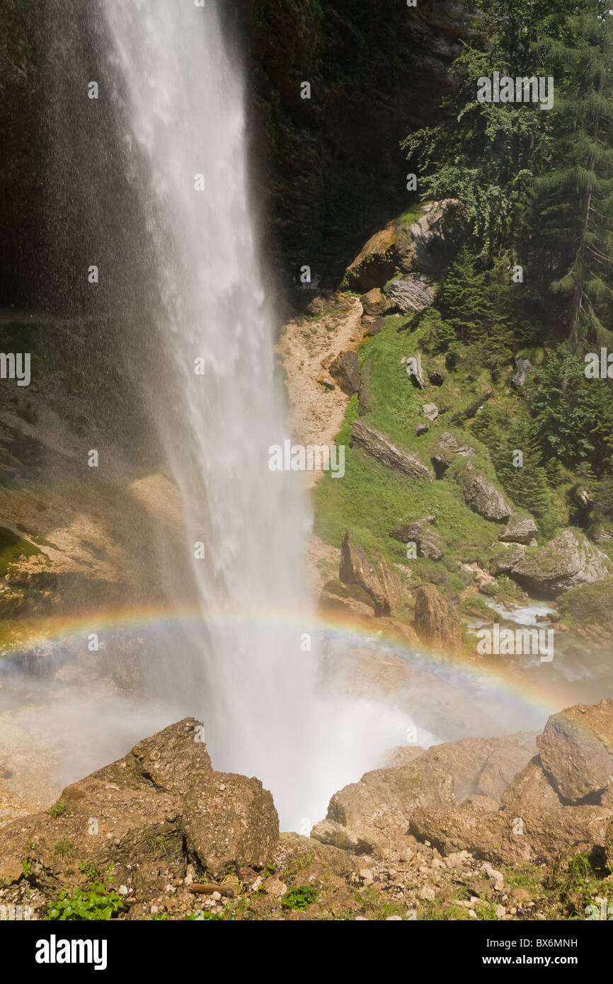 Beautiful waterfall in alps hi-res stock photography and images - Alamy