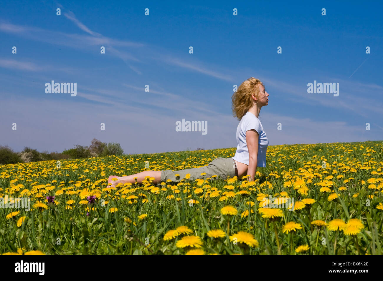 Yoga flowers hi-res stock photography and images - Alamy