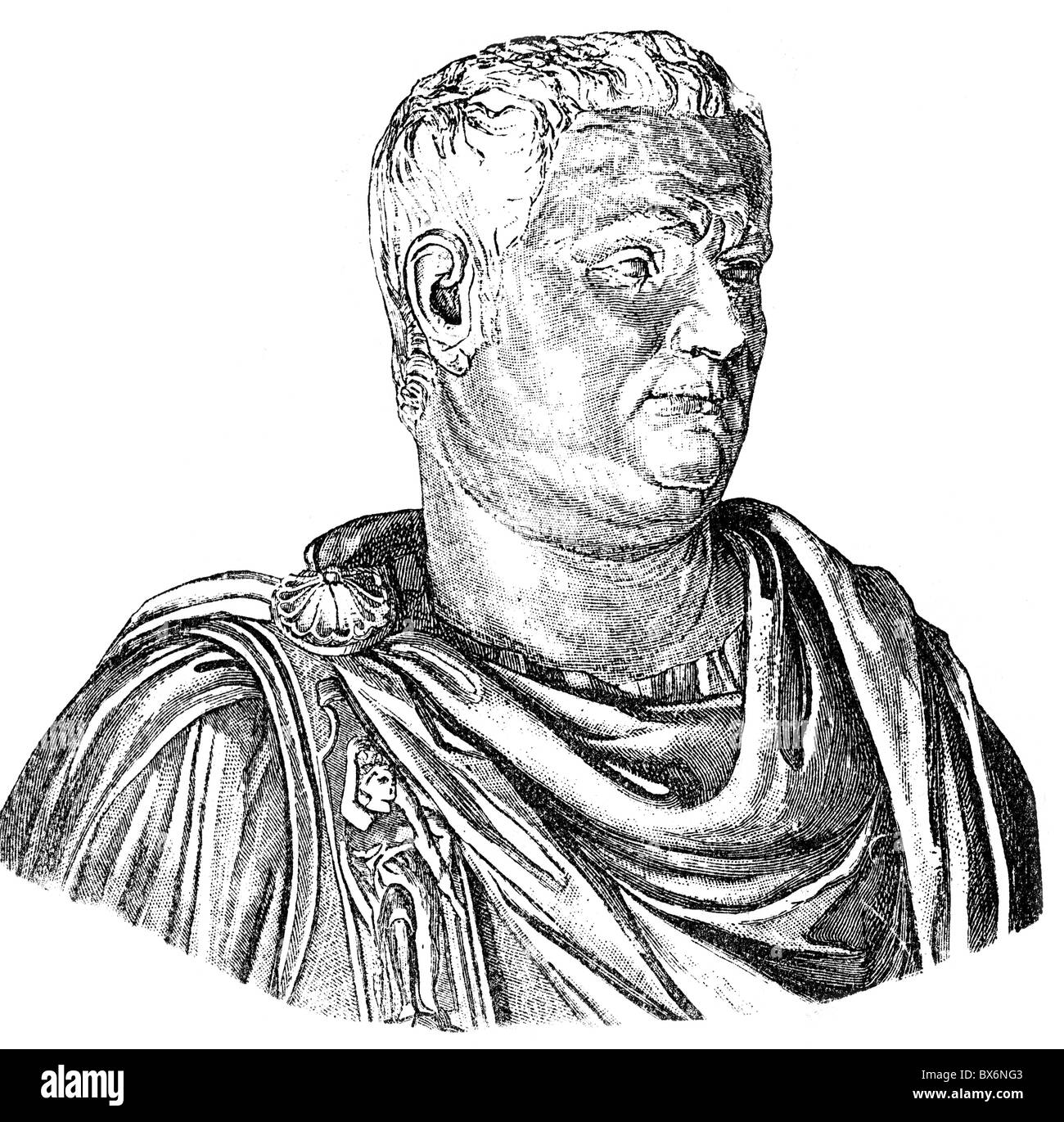 Vitelius, Aulus, 12 or 15 - 20.12.69, Roman Emperor 16.4.- 20.12.69 ...