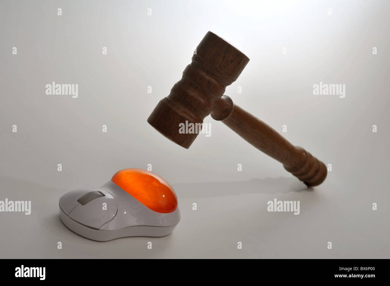 hammer, gavel, courtroom, auction, computer mouse Stock Photo - Alamy