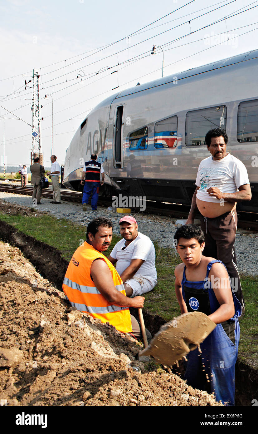 High-speed train AGV, TGV, Alstom Stock Photo - Alamy