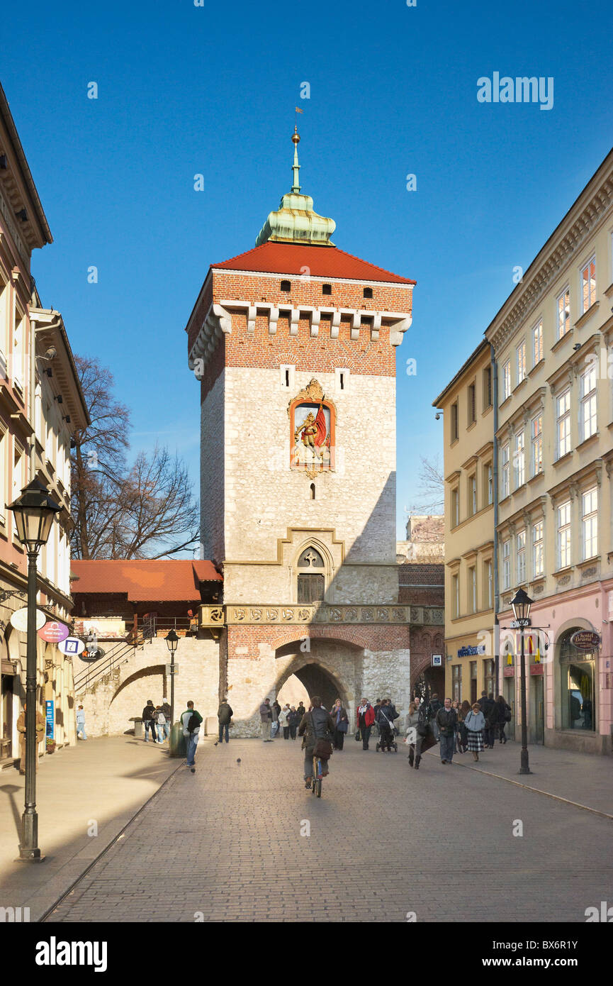 Cracow - Florianska Gate, Poland Stock Photo - Alamy