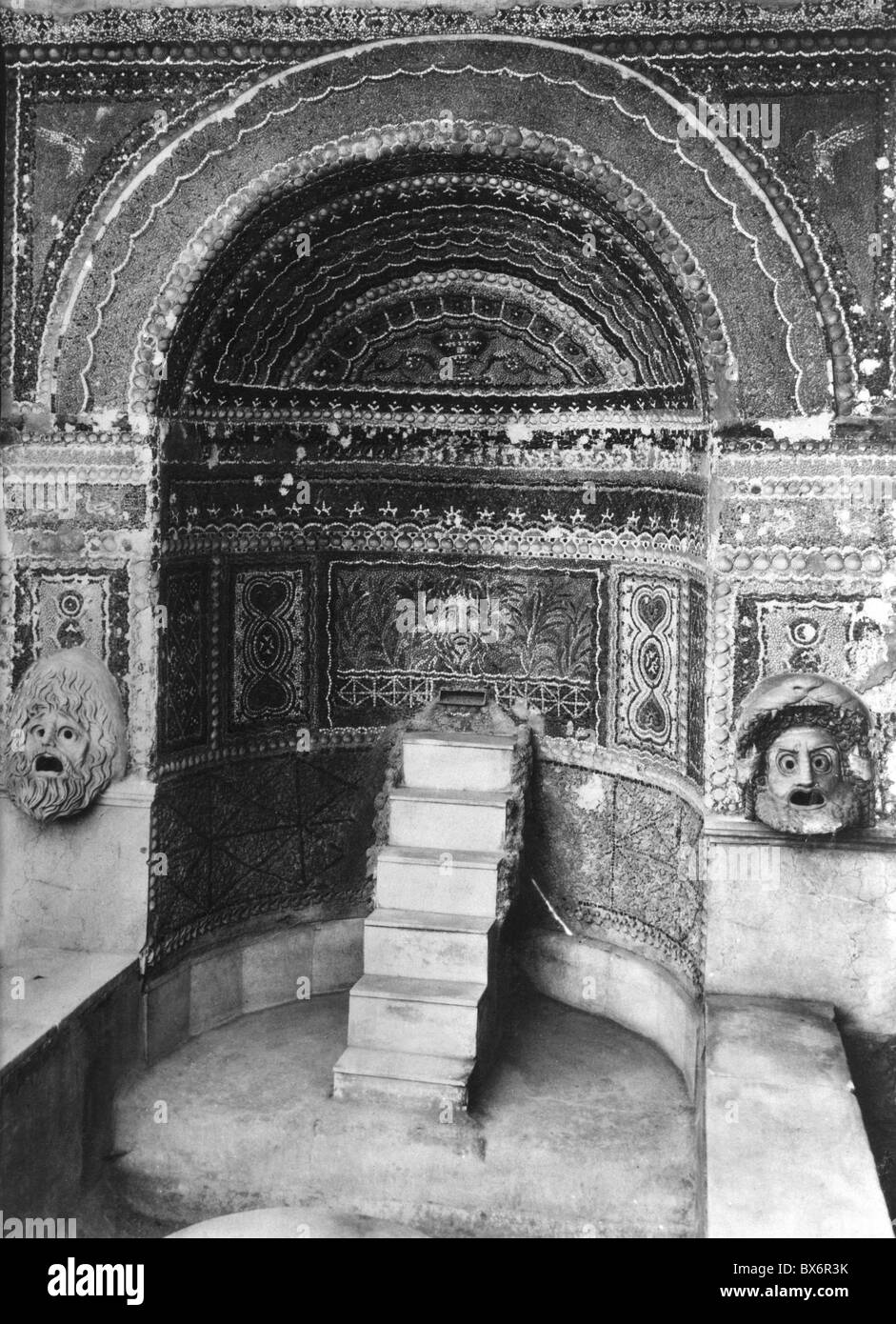 geography / travel, Italy, Pompeii, Therme of Stabiae, caldarium, late ...