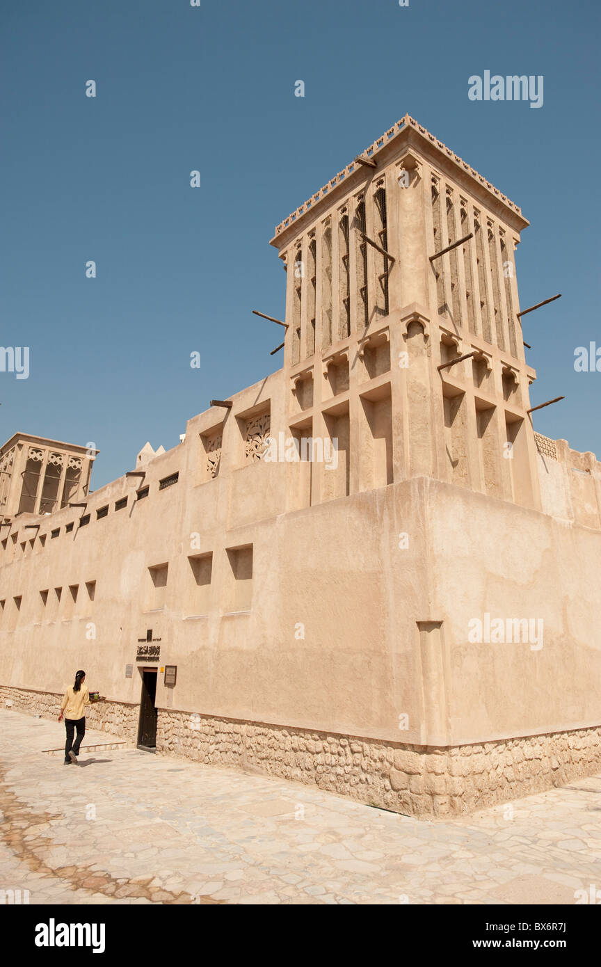 Bastakiya, Dubai, United Arab Emirates, Middle East Stock Photo - Alamy