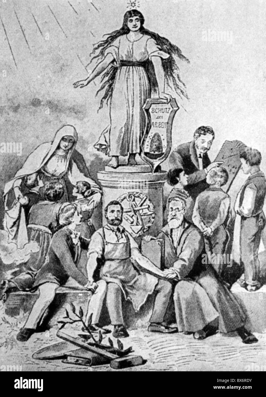 Allegory of may Black and White Stock Photos & Images - Alamy