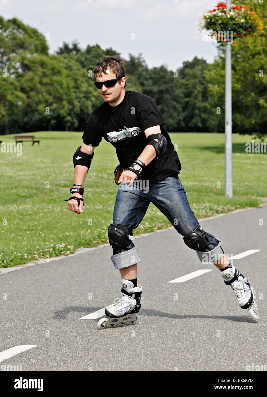 In-line skating, roller skate. (CTK Photo/Josef Horazny) MODEL RELEASED ...