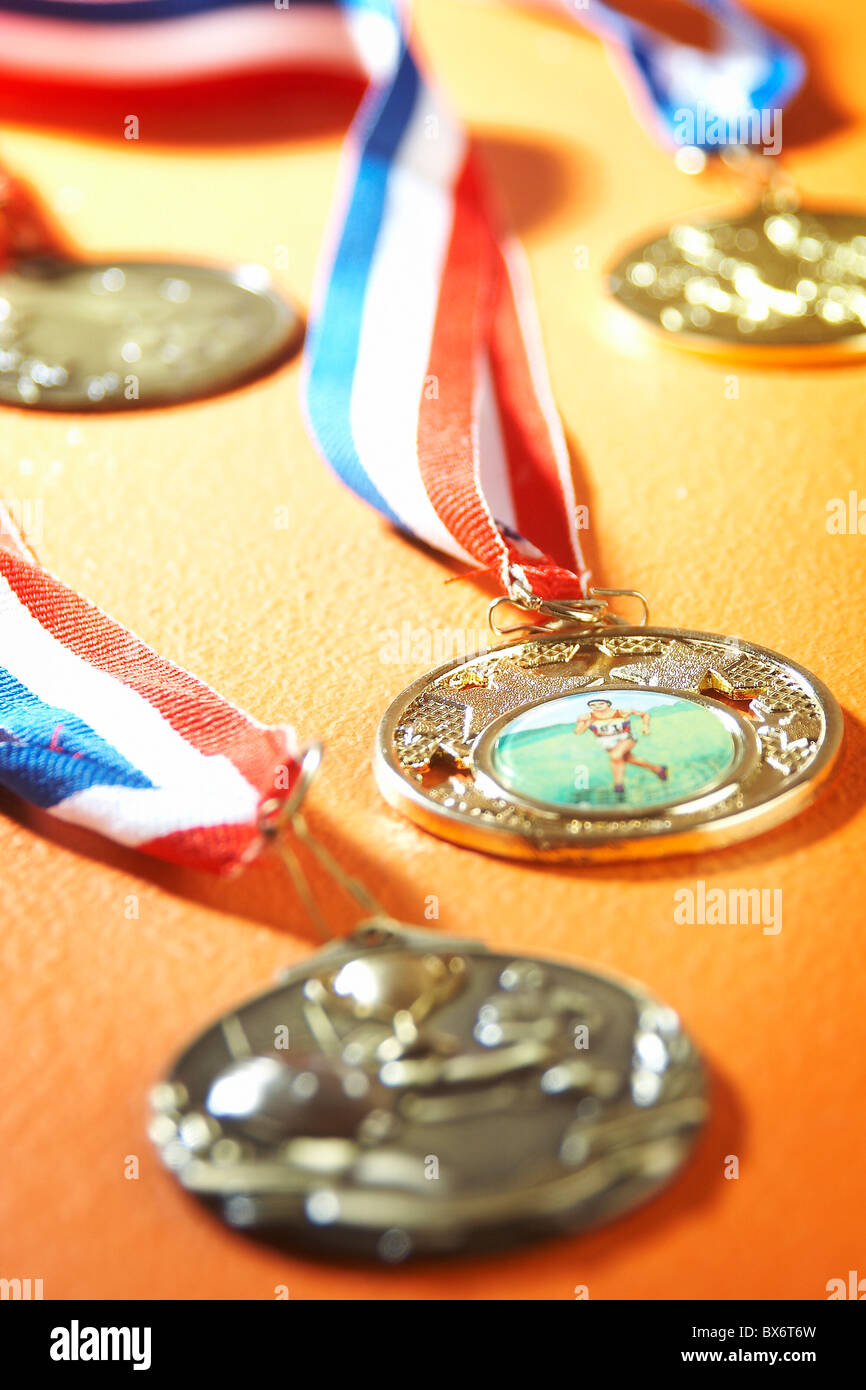 Medals ribbon hi-res stock photography and images - Alamy
