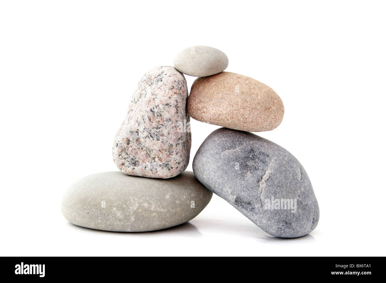 Pile Of Rocks White Background