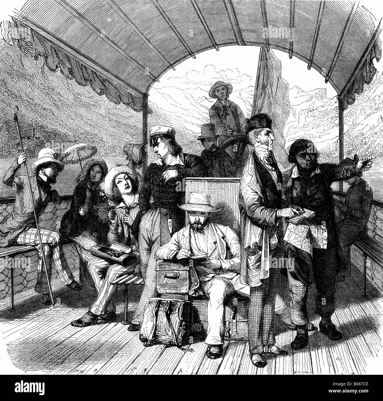 19th century steamship Black and White Stock Photos & Images - Alamy