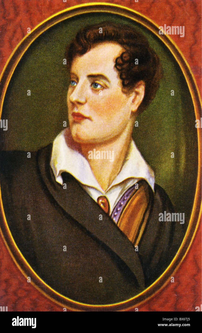 Byron, George Gordon, 6th Baron Byron, 22.1.1788 Stock Photo - Alamy