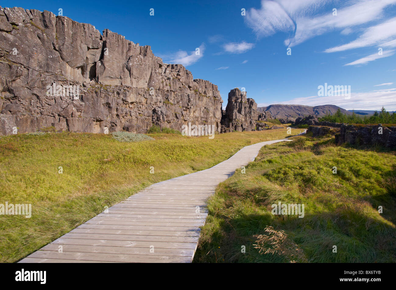 The Almannagja, Thingvellir National Park, UNESCO World Heritage Site ...