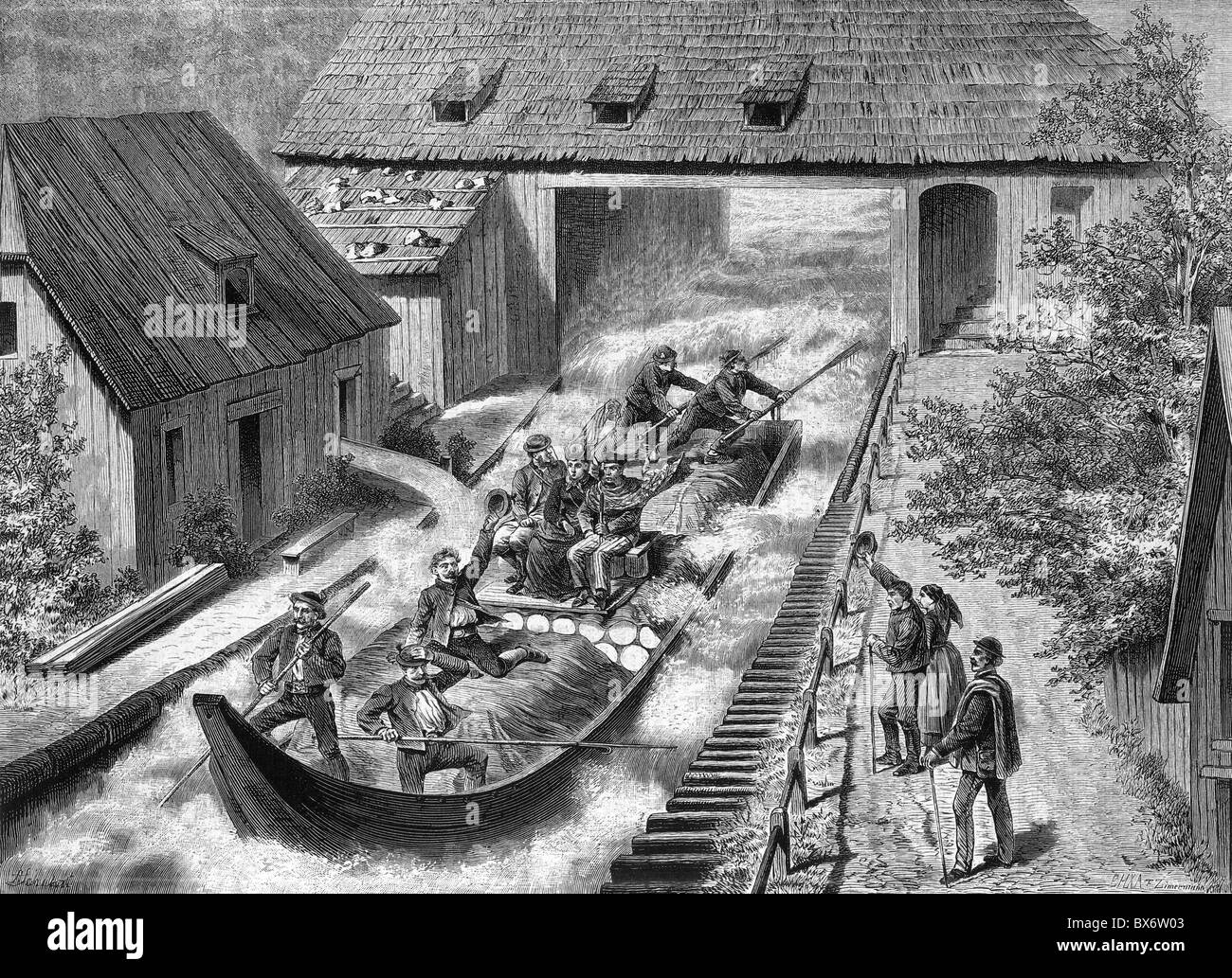 transport / transportation, navigation, cargo barges, "Ride with the ...