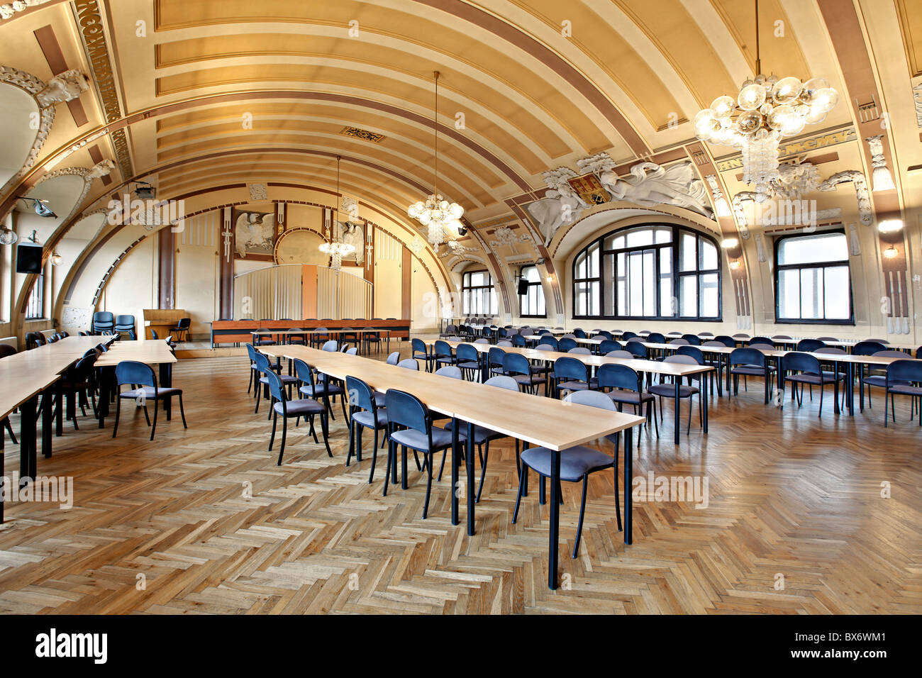 The Culture Hall at Prague main railway station (abbreviated Praha hl.n ...