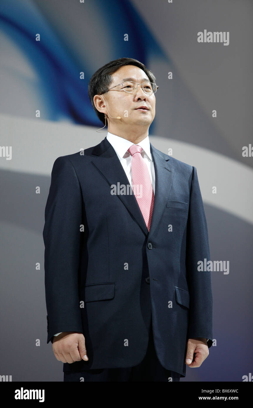 Kun Hee of Hyundai during the 79th International Motor Show in Geneve ...