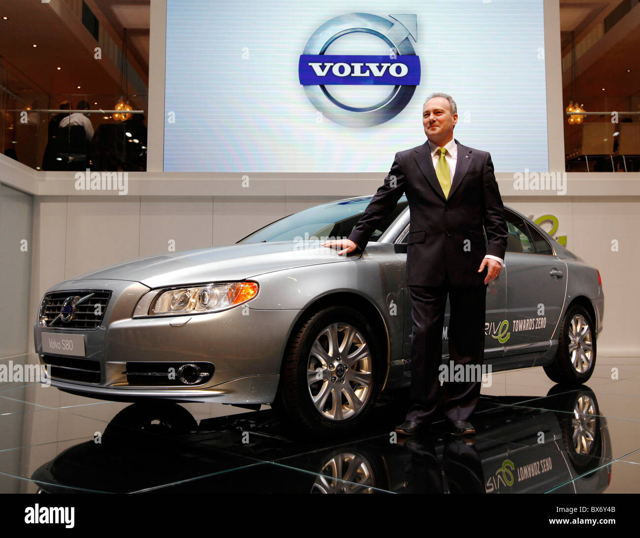 Stephen Odell, president and CEO of Volvo Car Corp, Volvo S 80, car ...