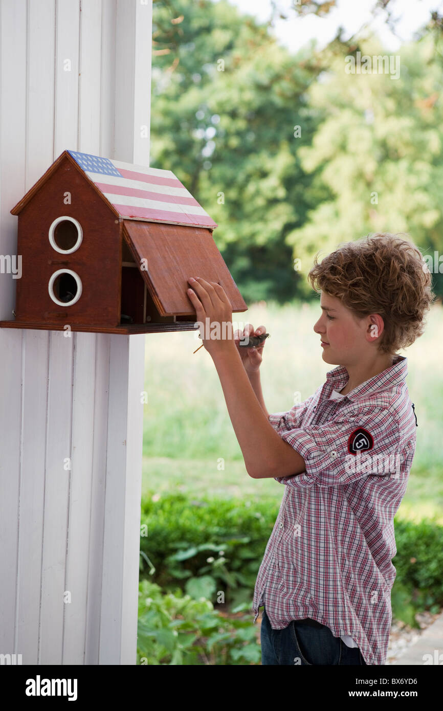 Boy post box hi-res stock photography and images - Alamy