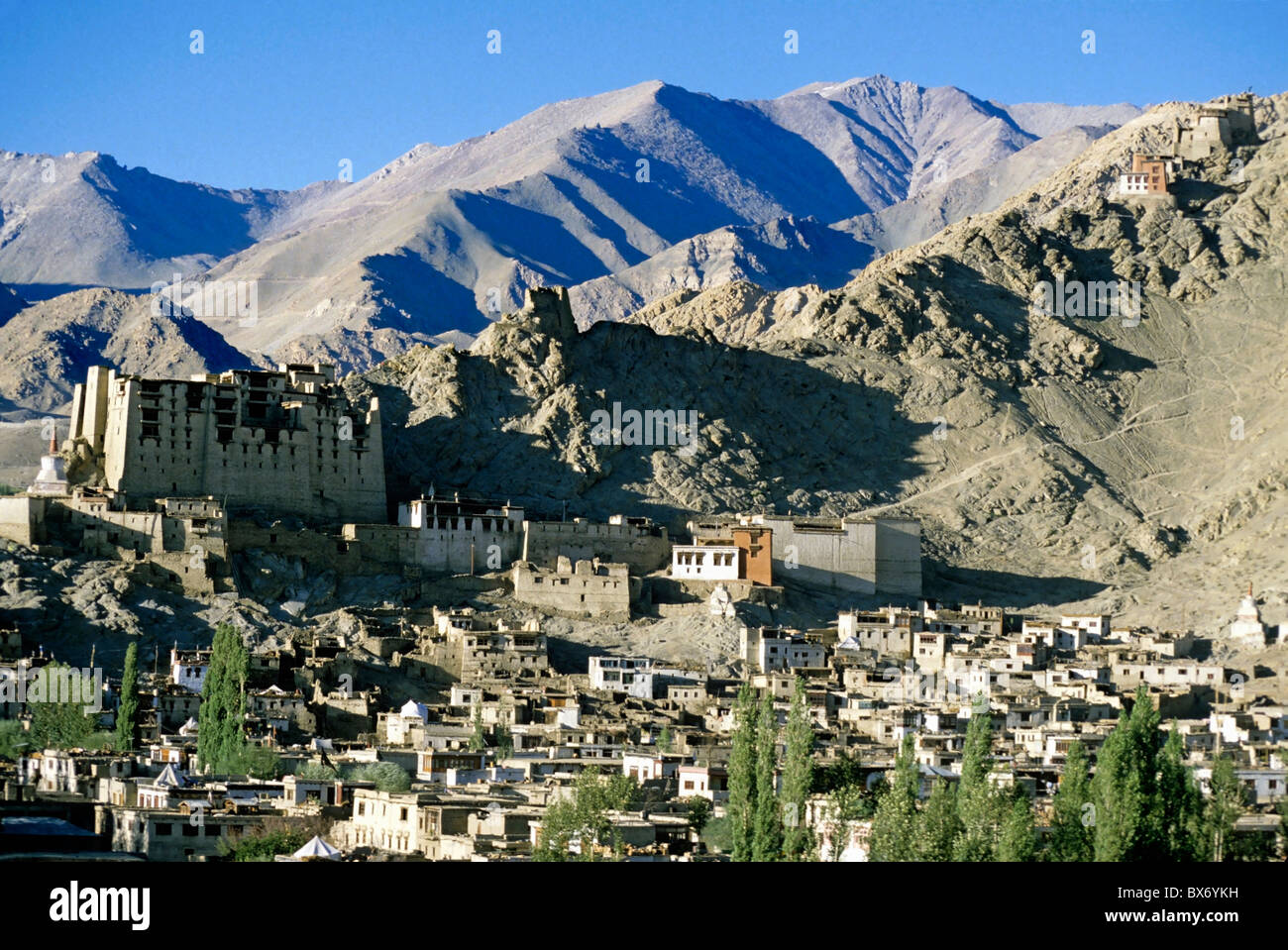 Leh Palace overlooking the town, Leh, Ladakh, India Stock Photo - Alamy
