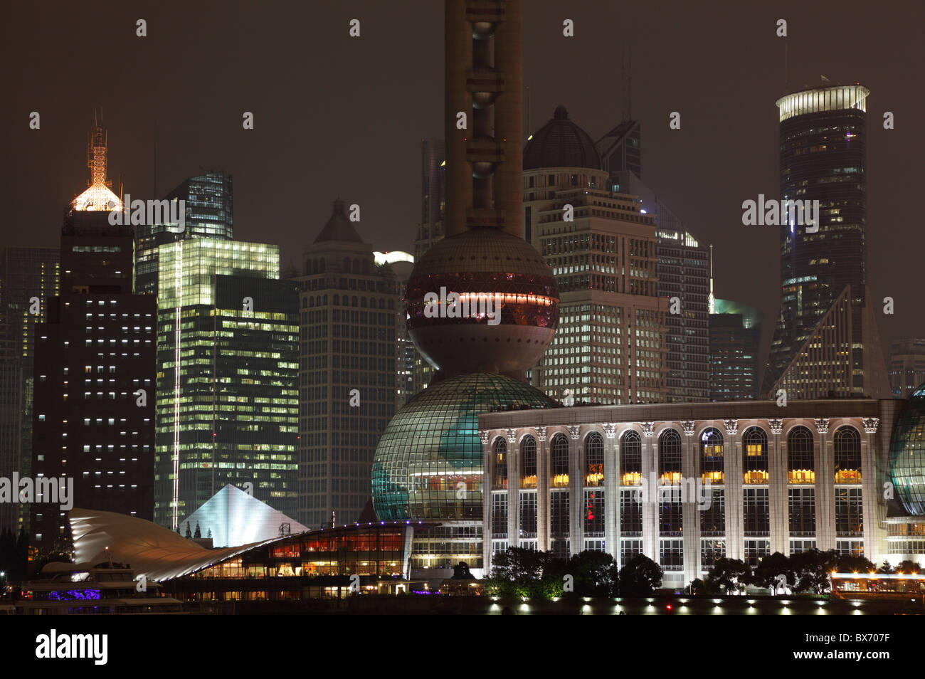Modern buildings in Pudong, Shanghai China Stock Photo - Alamy