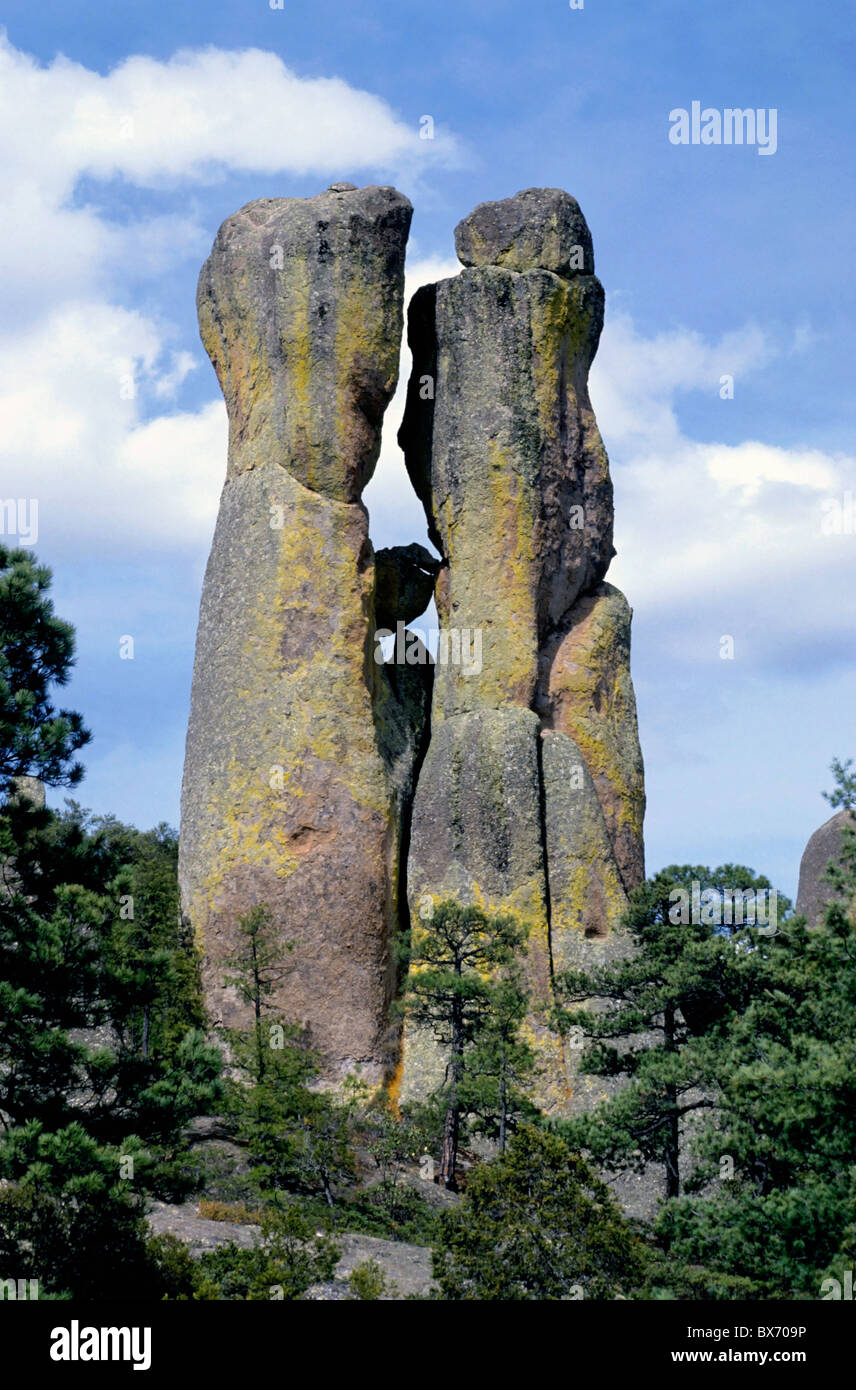 Unusual rock formations, Monkey's Valley, Mexico Stock Photo - Alamy