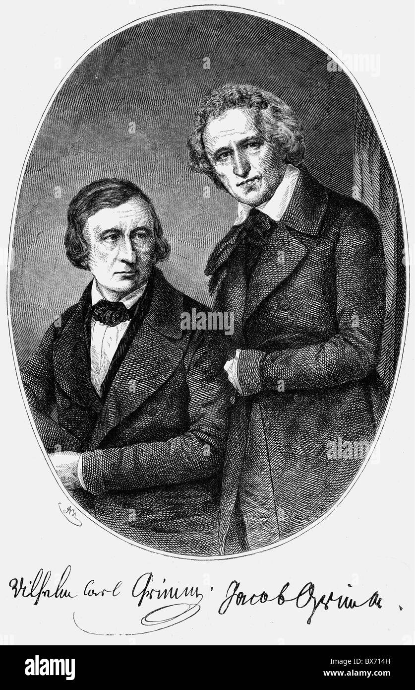 Grimm, Wilhelm, 24.2.1786 - 16.12.1859, German author / writer and ...