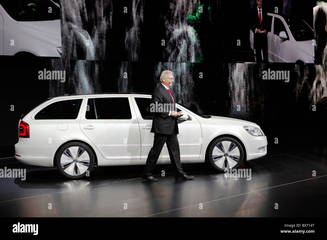 Winfried VAHLAND, Skoda Auto, electromobile Stock Photo - Alamy