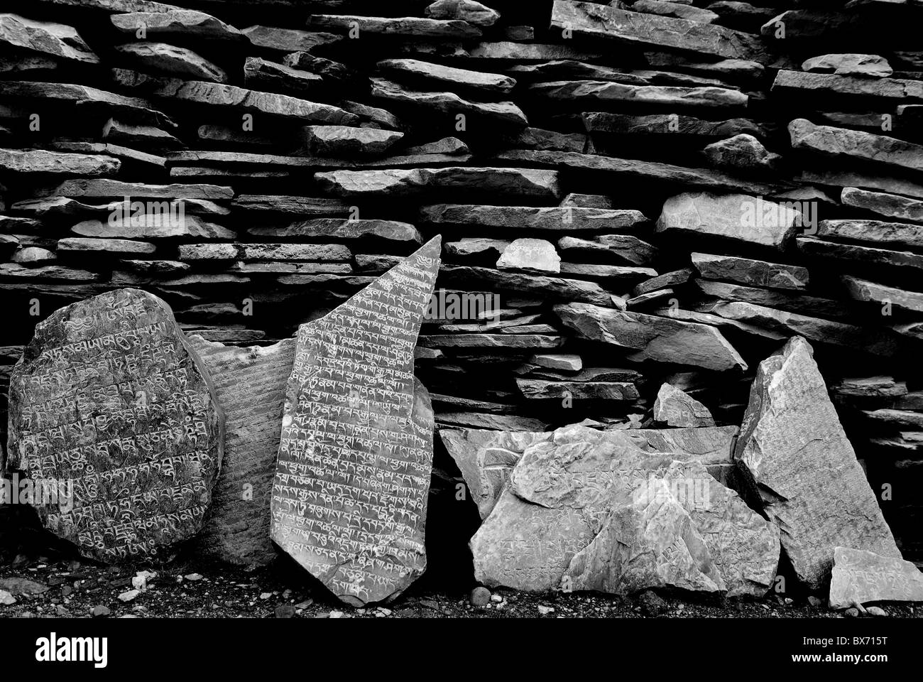 Tibetan plateau mountain Black and White Stock Photos & Images - Alamy