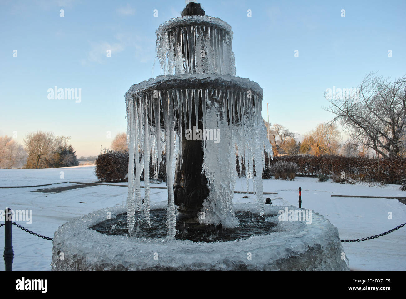 Frozen Ice Castle Fountain