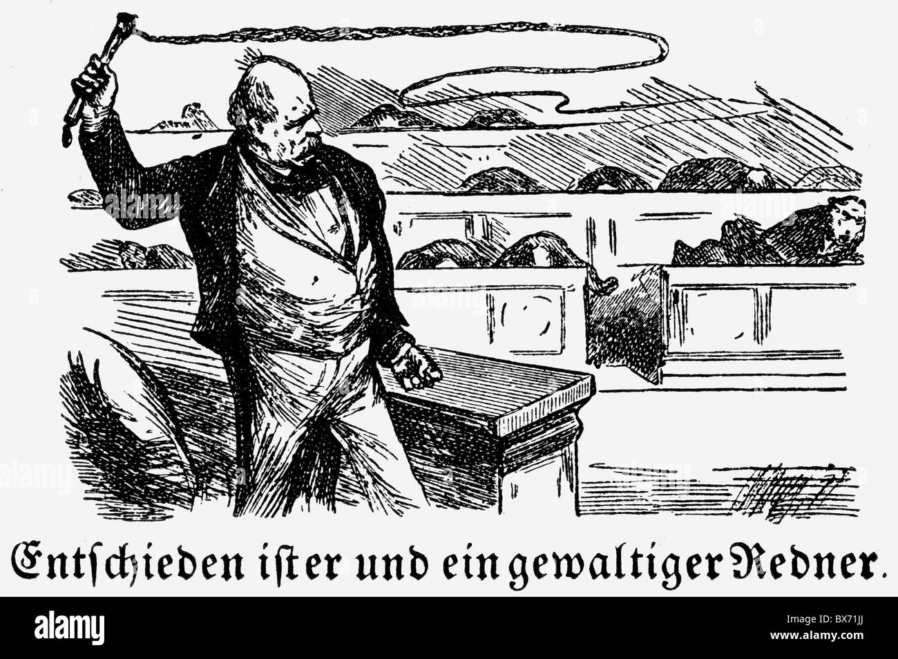 Otto von bismarck caricature 1870 hi-res stock photography and images ...