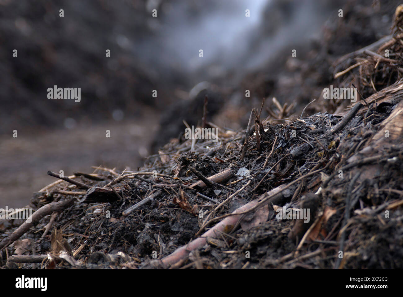 Green waste compost facility hi-res stock photography and images - Alamy