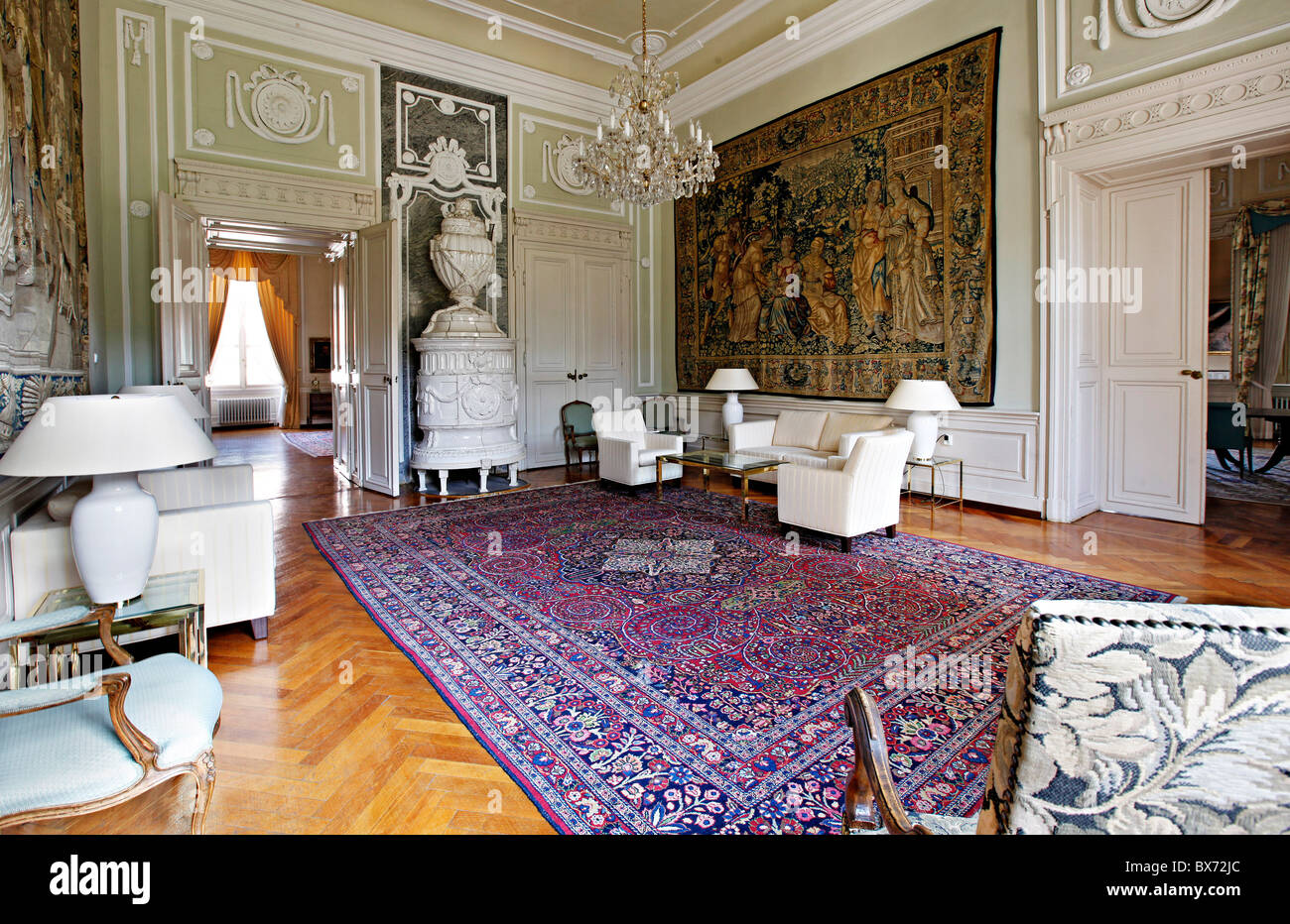 Interior of the German Embassy in Lobkowicz (Lobkovicky)Palace in ...