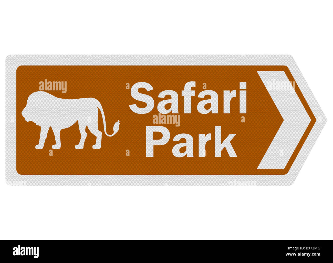 Tourist information series: photo-realistic metallic, reflective ...