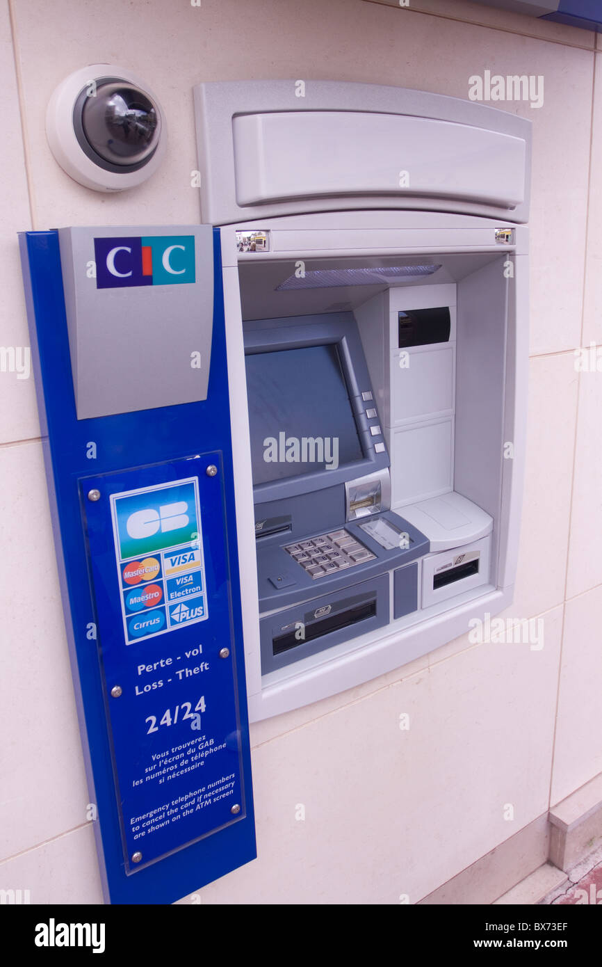 Automatic teller machine france hi-res stock photography and images - Alamy