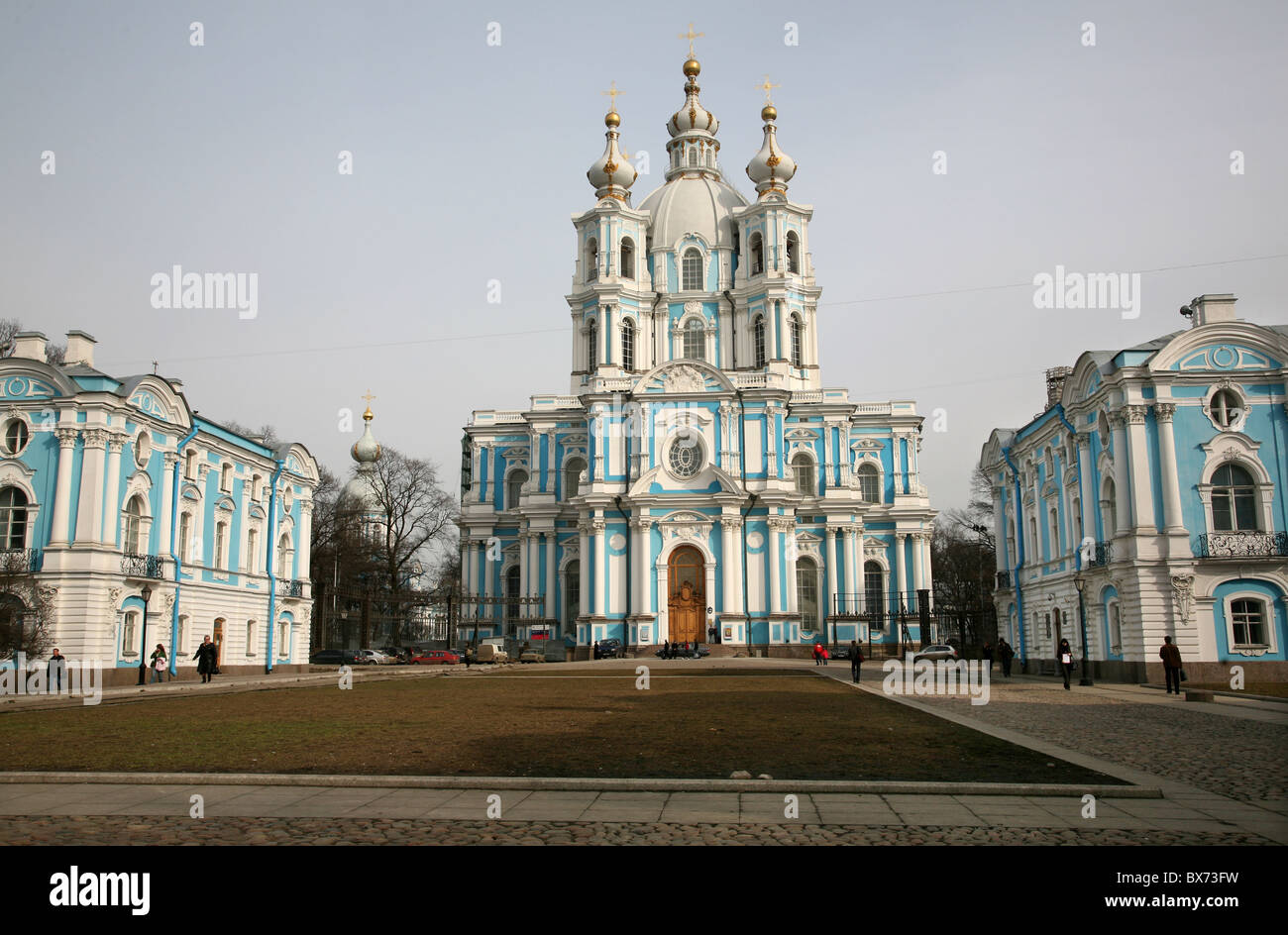 Smolny Cathedral, Saint Petersburg, Russia Stock Photo - Alamy