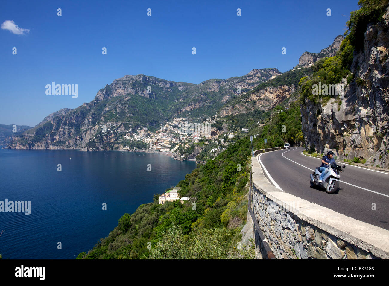 The bay and the village of Positano on the Amalfi Coast, UNESCO World ...