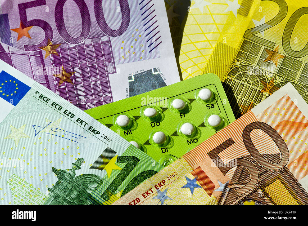 increasing health care system costs symbol photo Stock Photo - Alamy