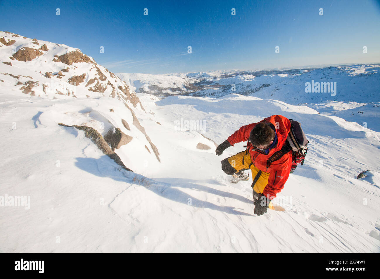 Struggle walk snow hi-res stock photography and images - Alamy