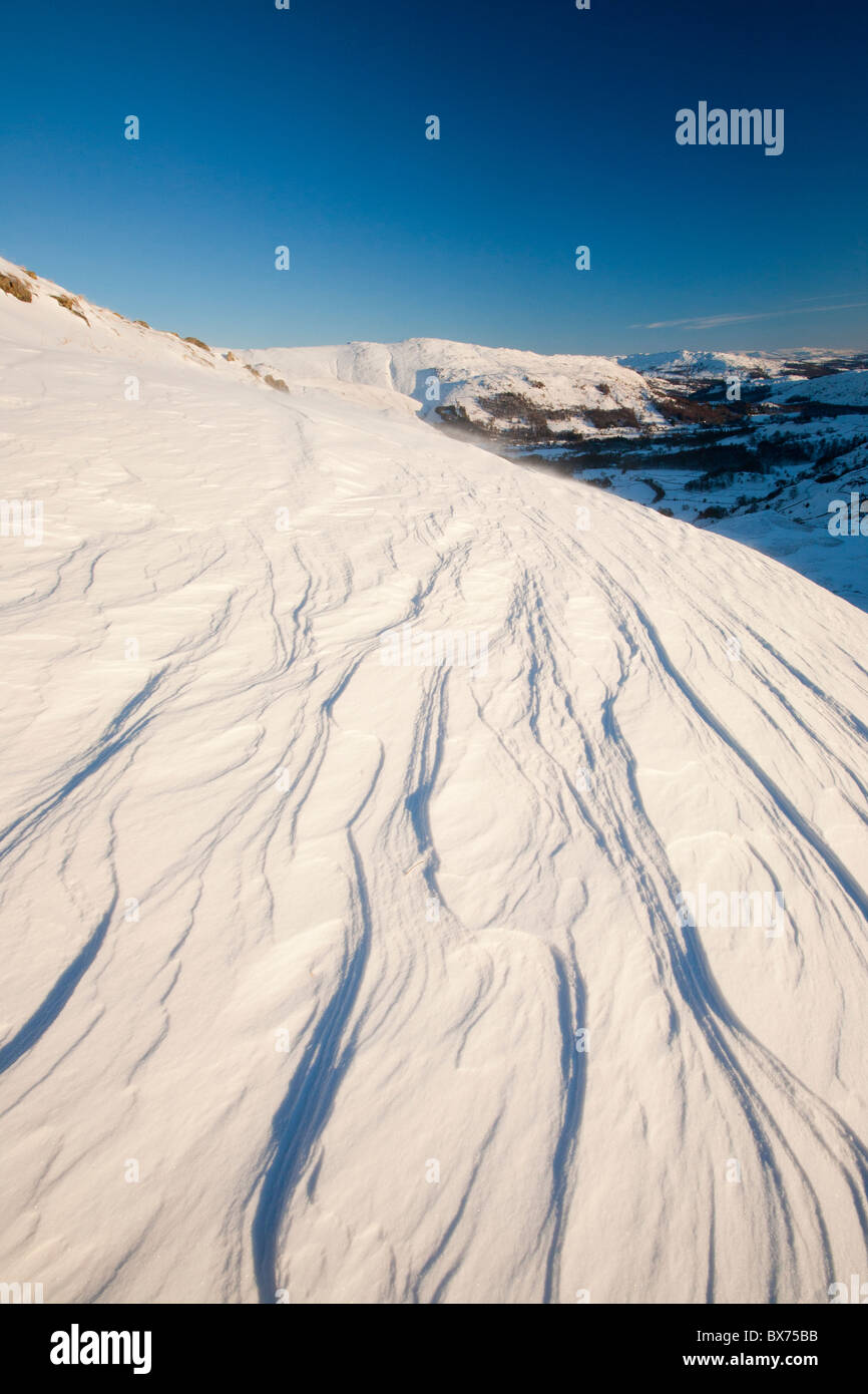 Winter snow drift pattern cold hi-res stock photography and images - Alamy