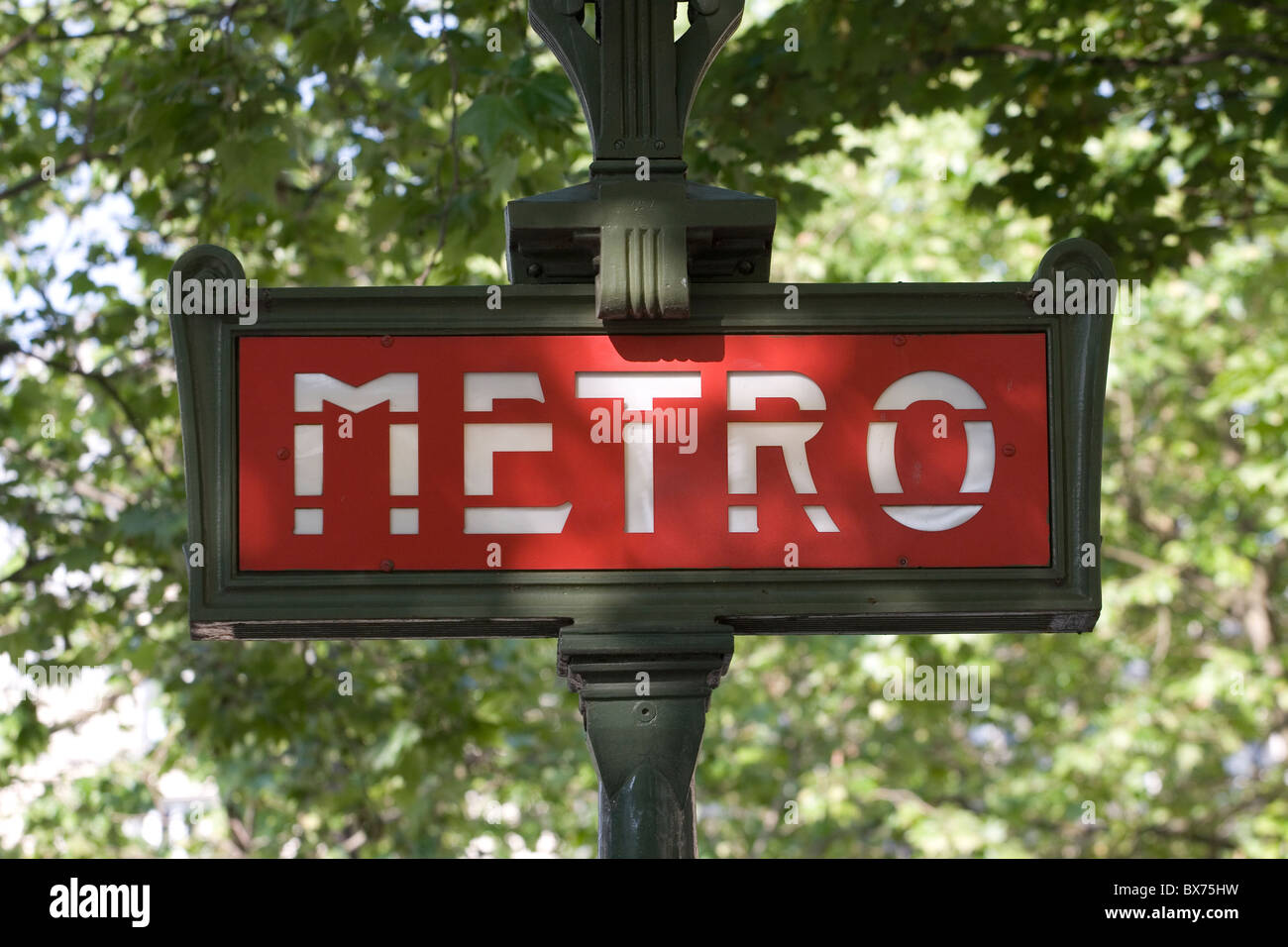 Metro sign station underground hi-res stock photography and images - Alamy