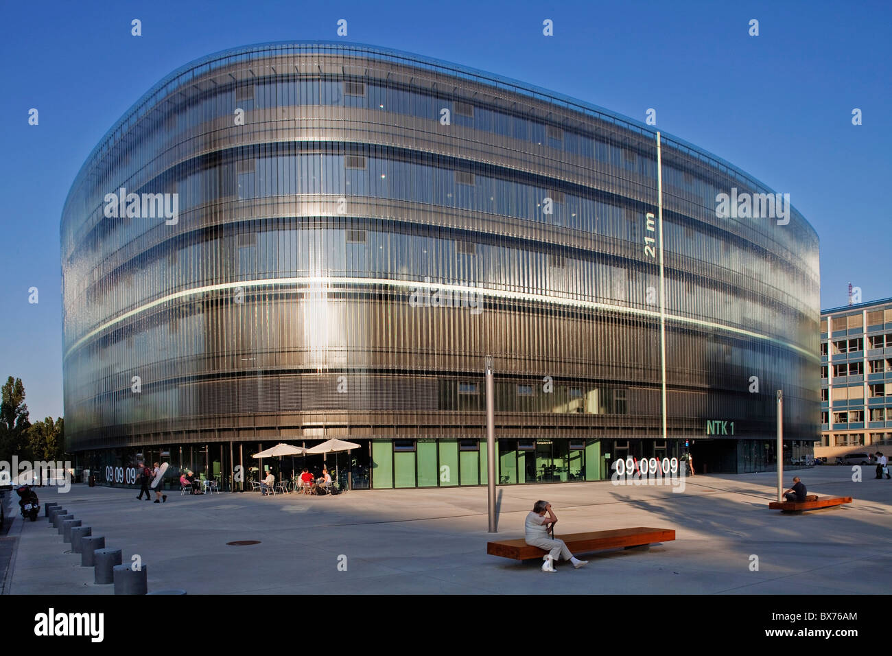 New building of the National Technical Library (NTK) in Prague Dejvice ...