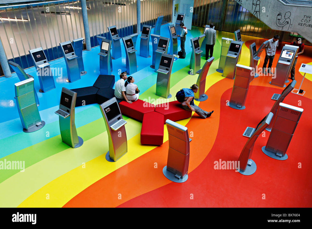 National Technical Library, interior Stock Photo - Alamy