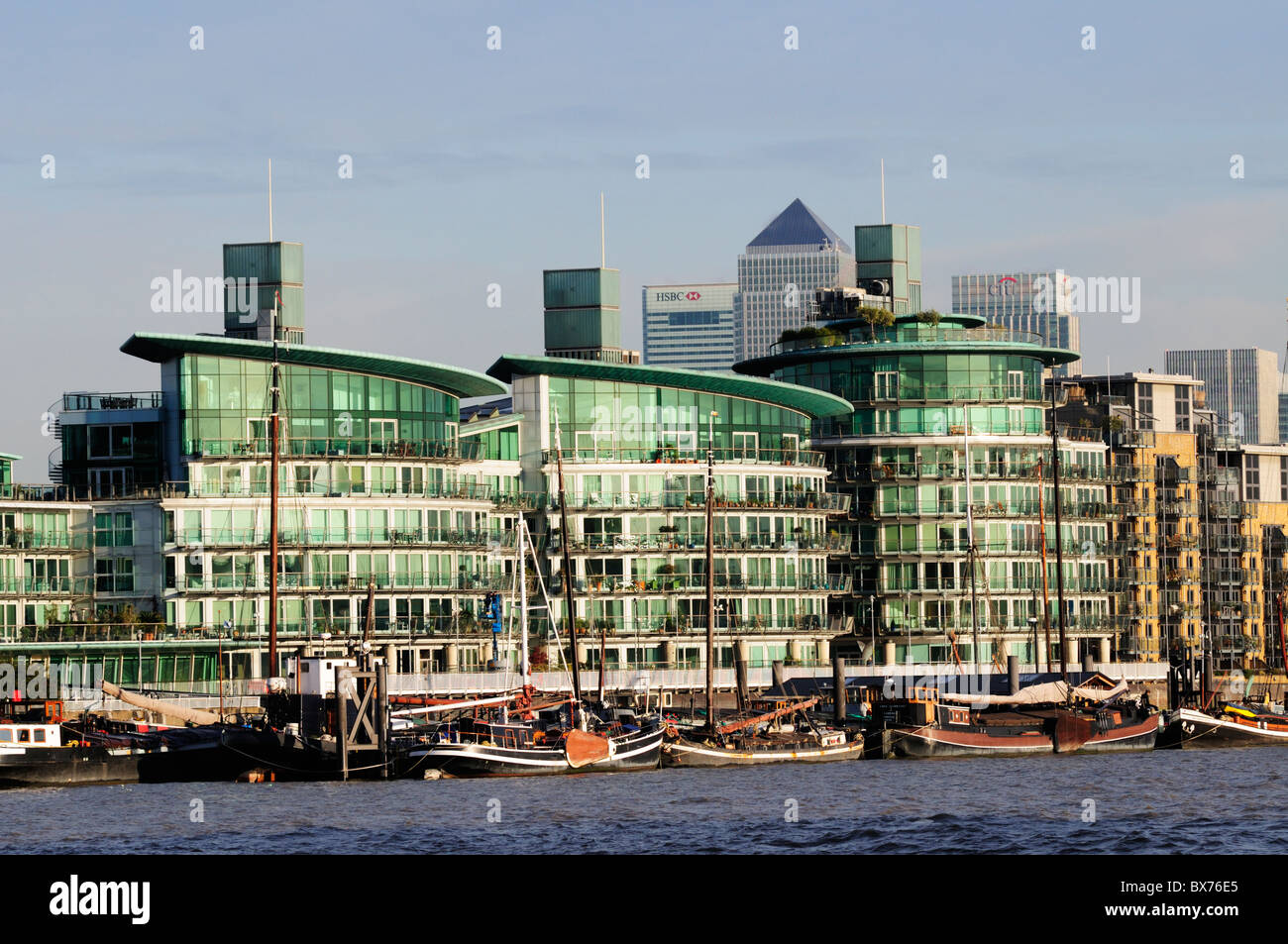 Riverside Buildings at Wapping, London, England, UK Stock Photo - Alamy