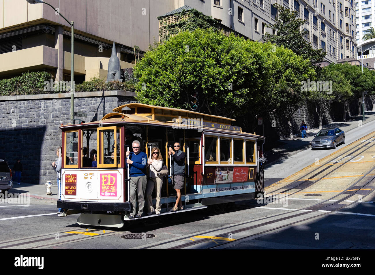 California tram hi-res stock photography and images - Alamy