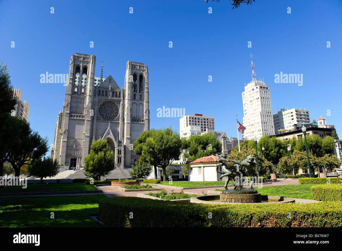 Usa, California, San Francisco, Grace Cathedral Stock Photo - Alamy